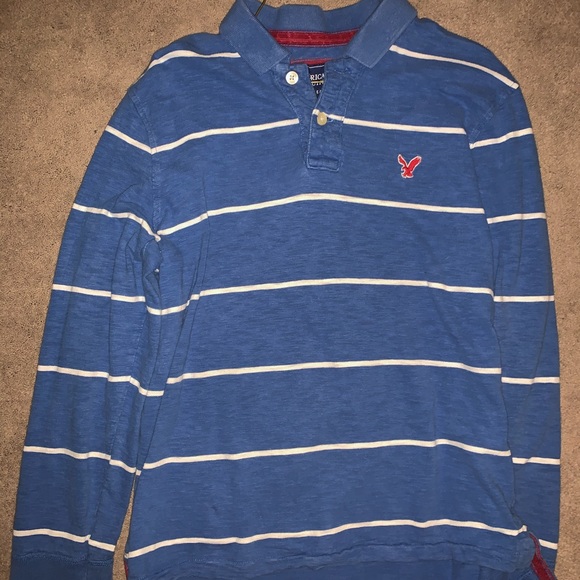 American Eagle Outfitters | Shirts | Vintage American Eagle Rugby Shirt ...